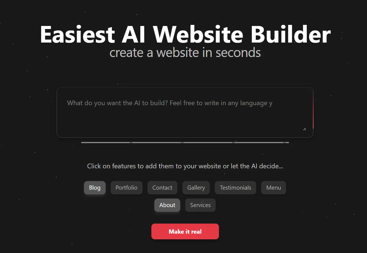 Most popular website builders Vs Instago